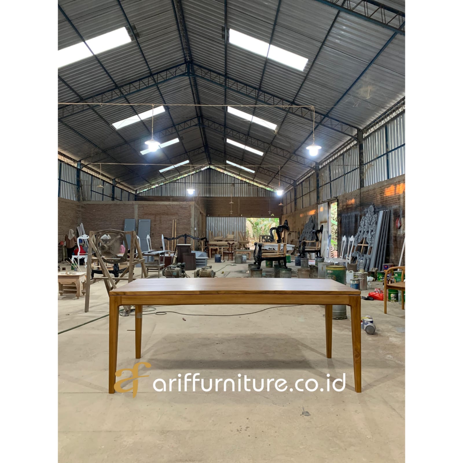 Meja Makan Cafe Minimalis Natural - PT. Arif Furnitures Jepara Arif ...