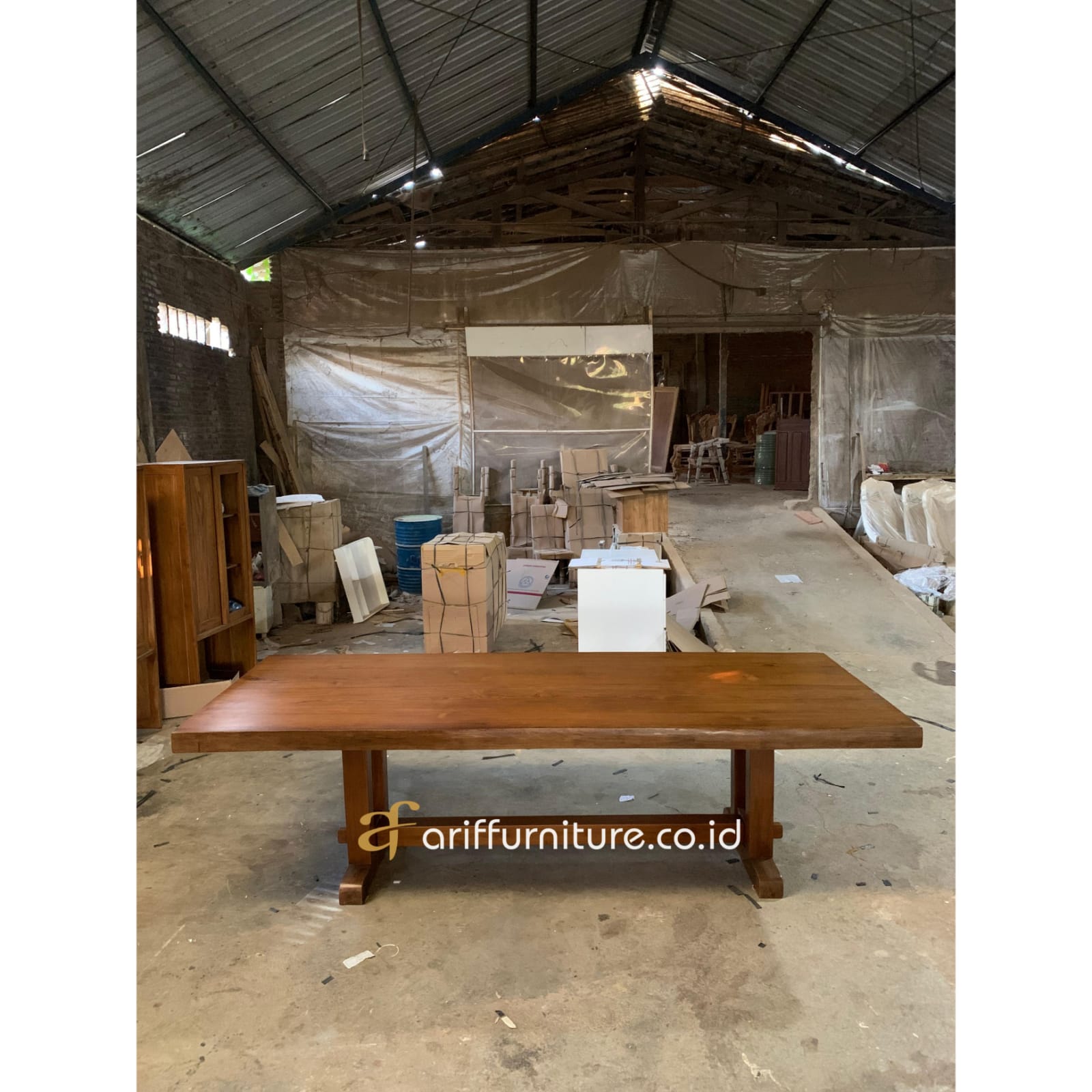 Meja Makan Kayu Jati Solid Jepara - PT. Arif Furnitures Jepara Arif Furniture Jepara